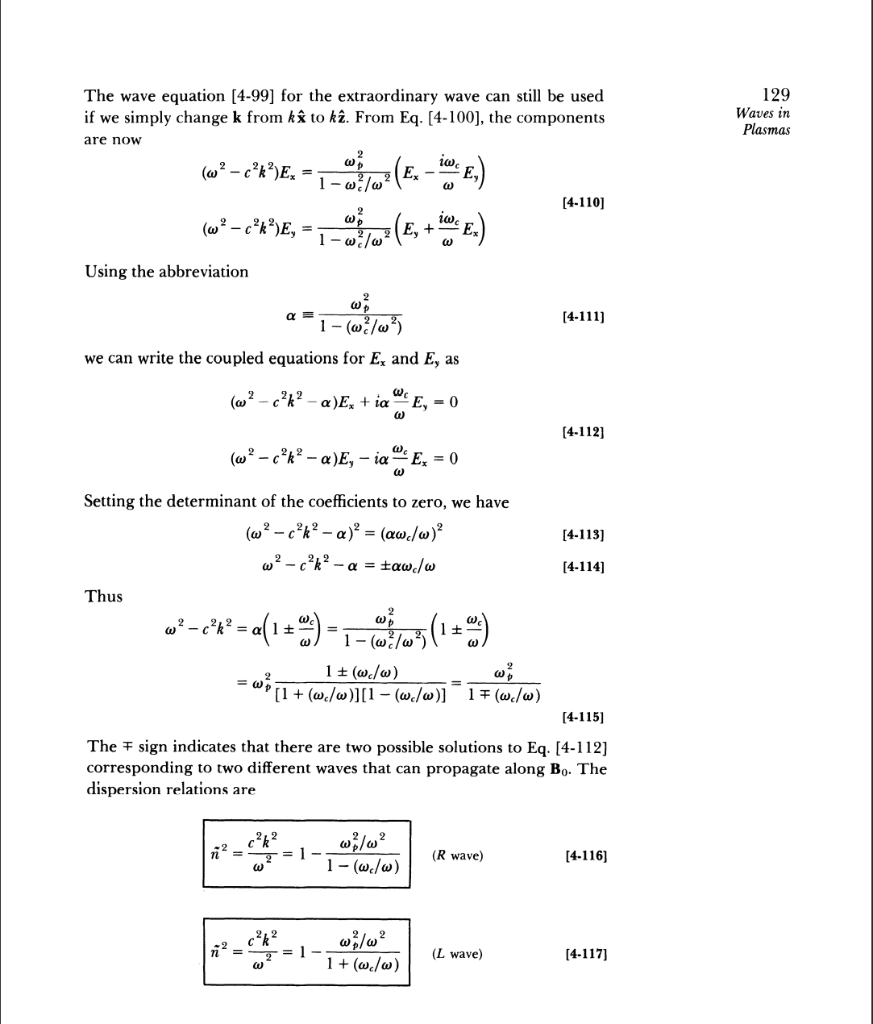 Solved 4. On page 129 of Chen, Equation (4-116) the case of | Chegg.com