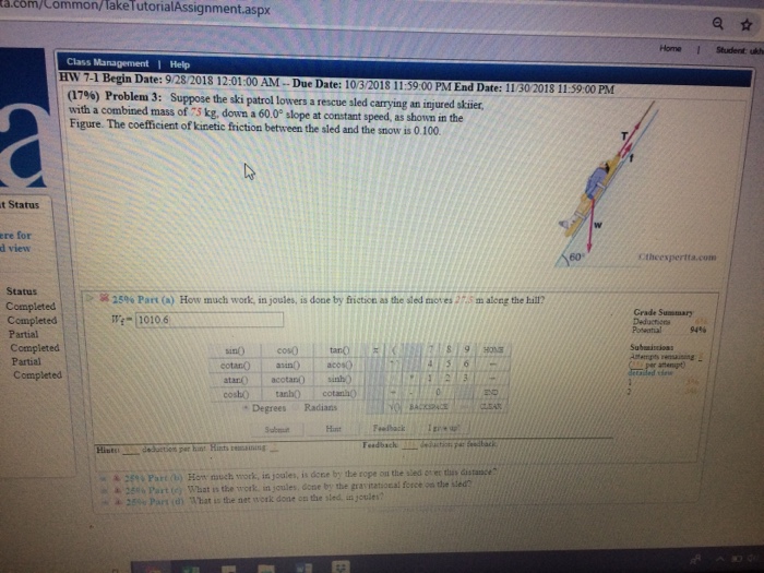 Solved a.com/Common/TakeTutorialAssignment.aspx Home 1 | Chegg.com