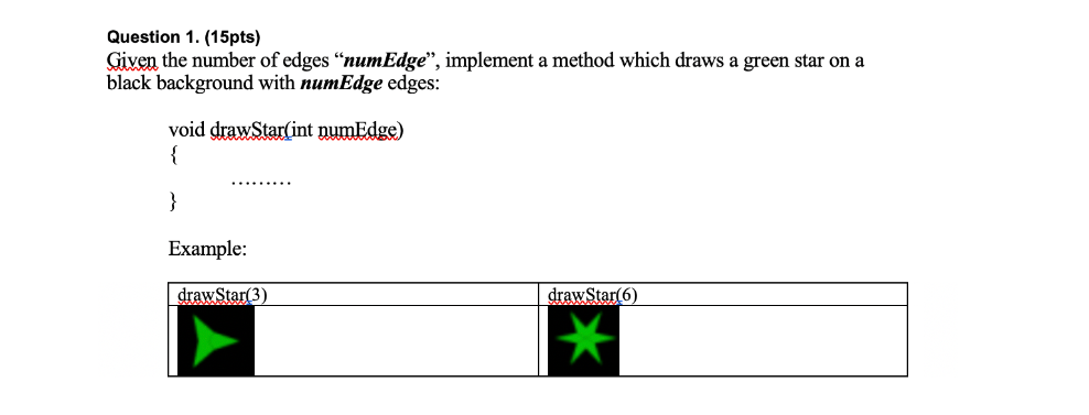 Solved Question 1. (15pts) Given the number of edges | Chegg.com