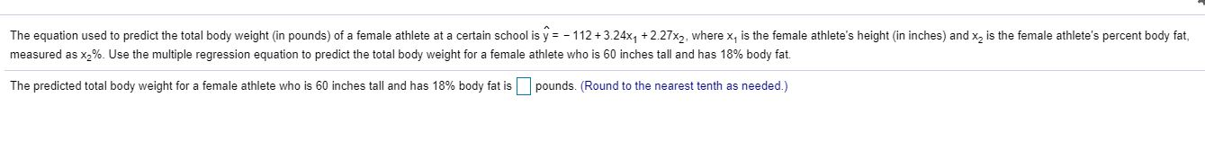 Solved Suppose a statistician built a multiple regression | Chegg.com