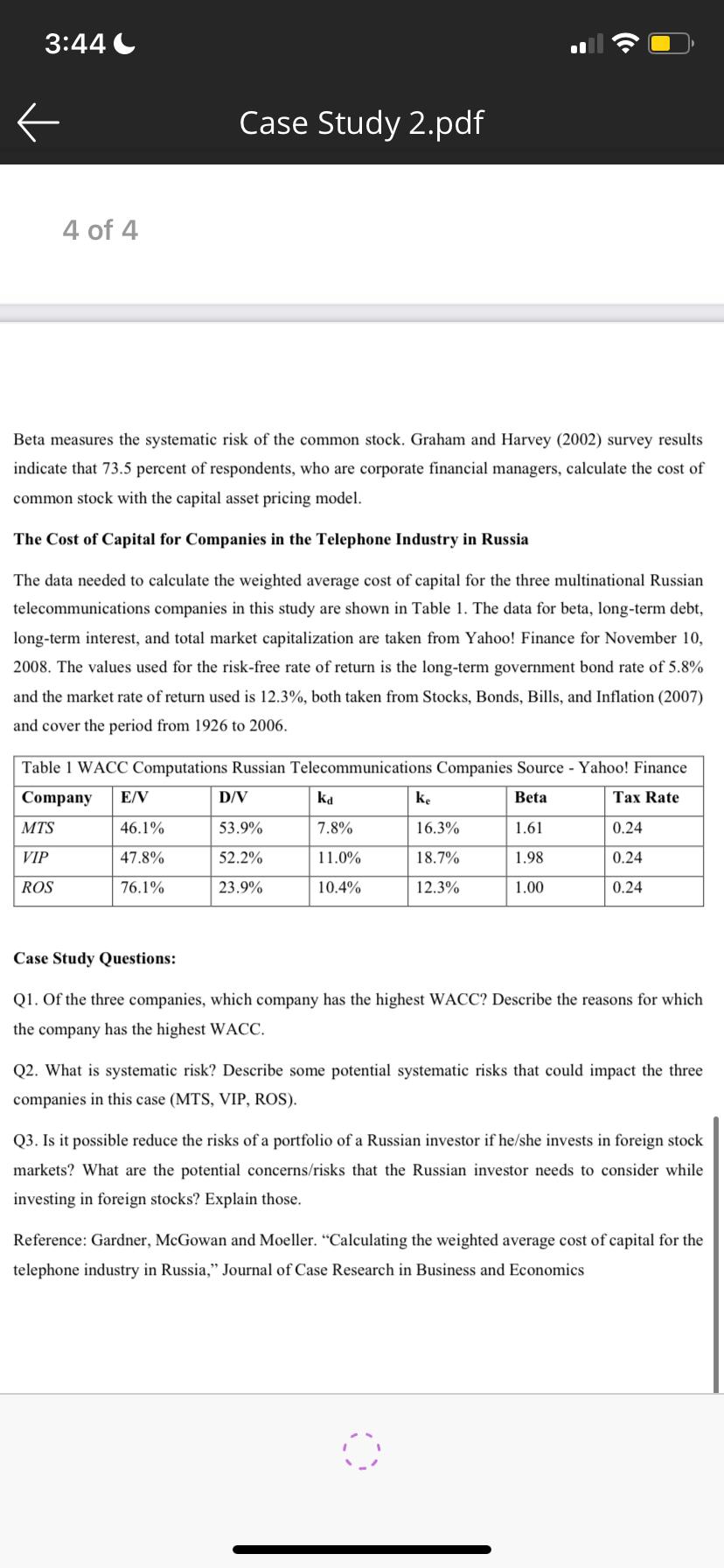 Solved Case Study 2: Calculating the weighted average cost | Chegg.com