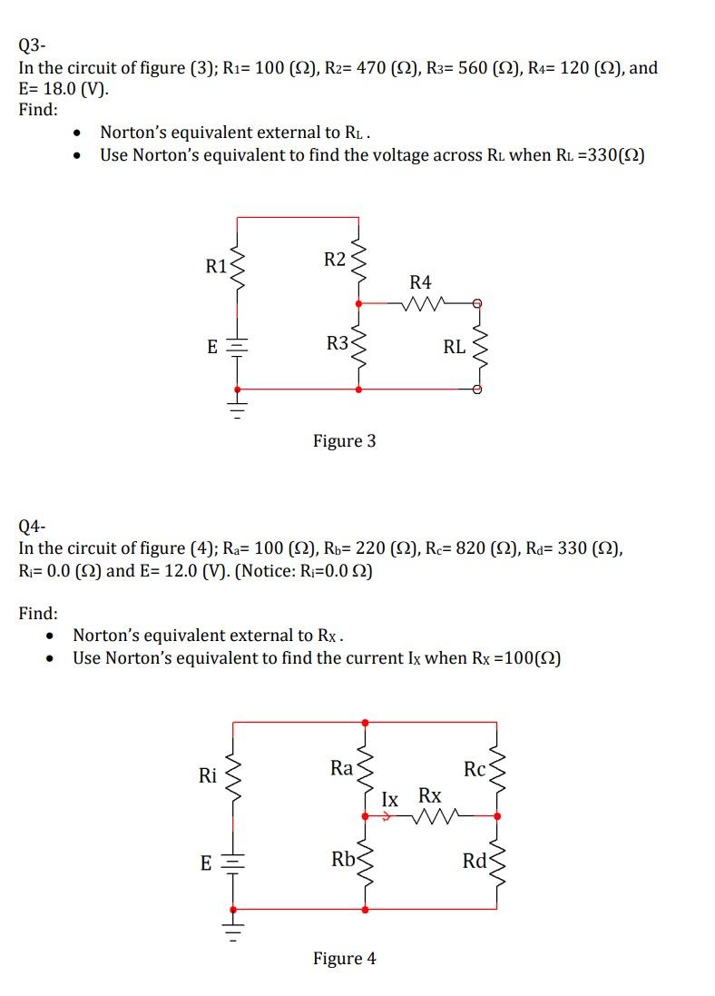 Solved Q1- In the circuit of figure (1); | Chegg.com