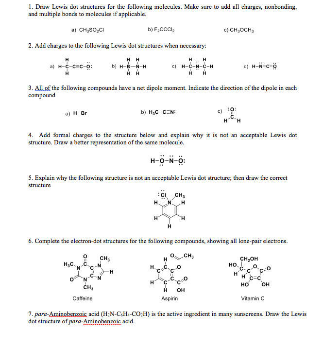 Ps3 Lewis Structure How To Draw The Lewis Structure For Solved: 1.