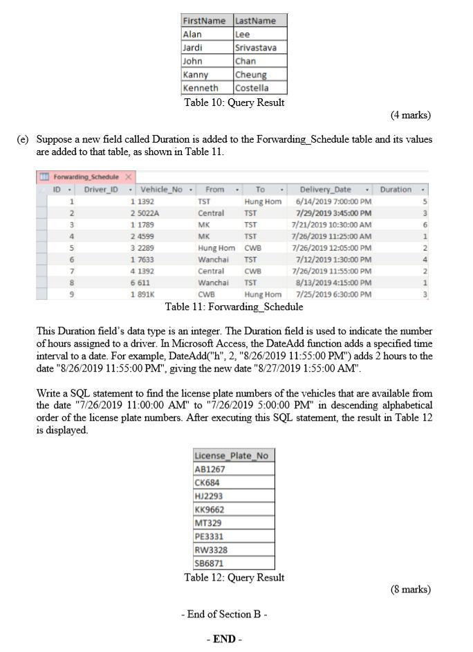 Solved Question B2 The forwarding company Shun Fung Express | Chegg.com