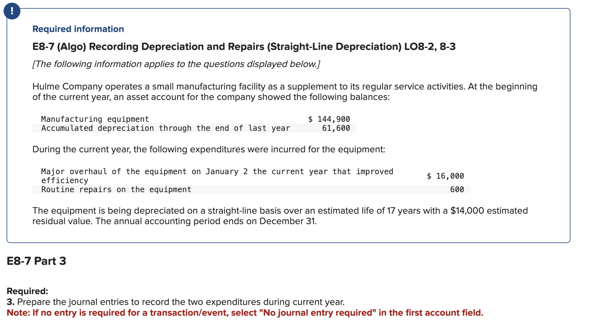 Solved Journal entry worksheet Record the expenditure for | Chegg.com