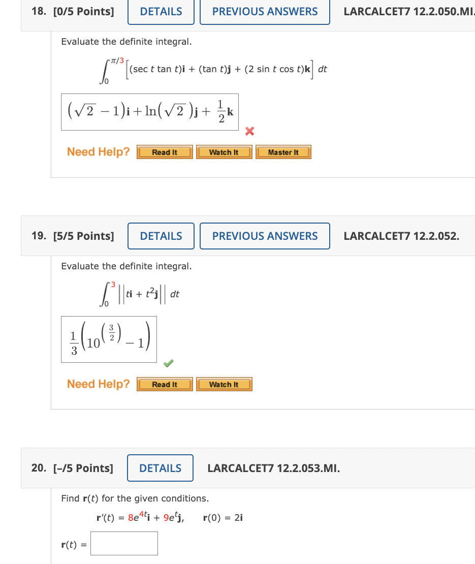 Solved Evaluate the definite integral. | Chegg.com