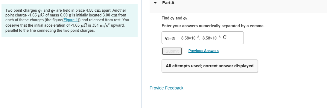 Two point charges q1 and q2 are held in place 4.50 cm | Chegg.com