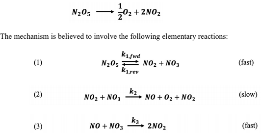 Solved Consider the thermal decomposition of nitrogen | Chegg.com
