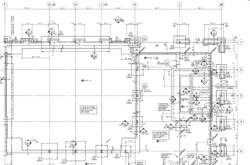 Solved Using drawings S121B and S501 for the LInC building | Chegg.com