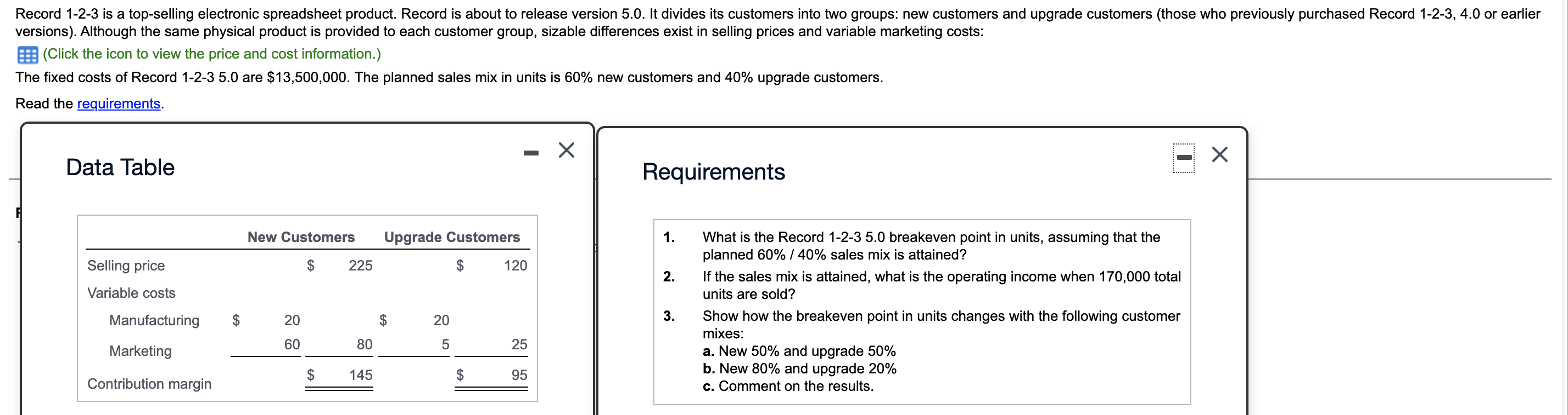 Solved Record 1-2-3 is a top-selling electronic spreadsheet | Chegg.com