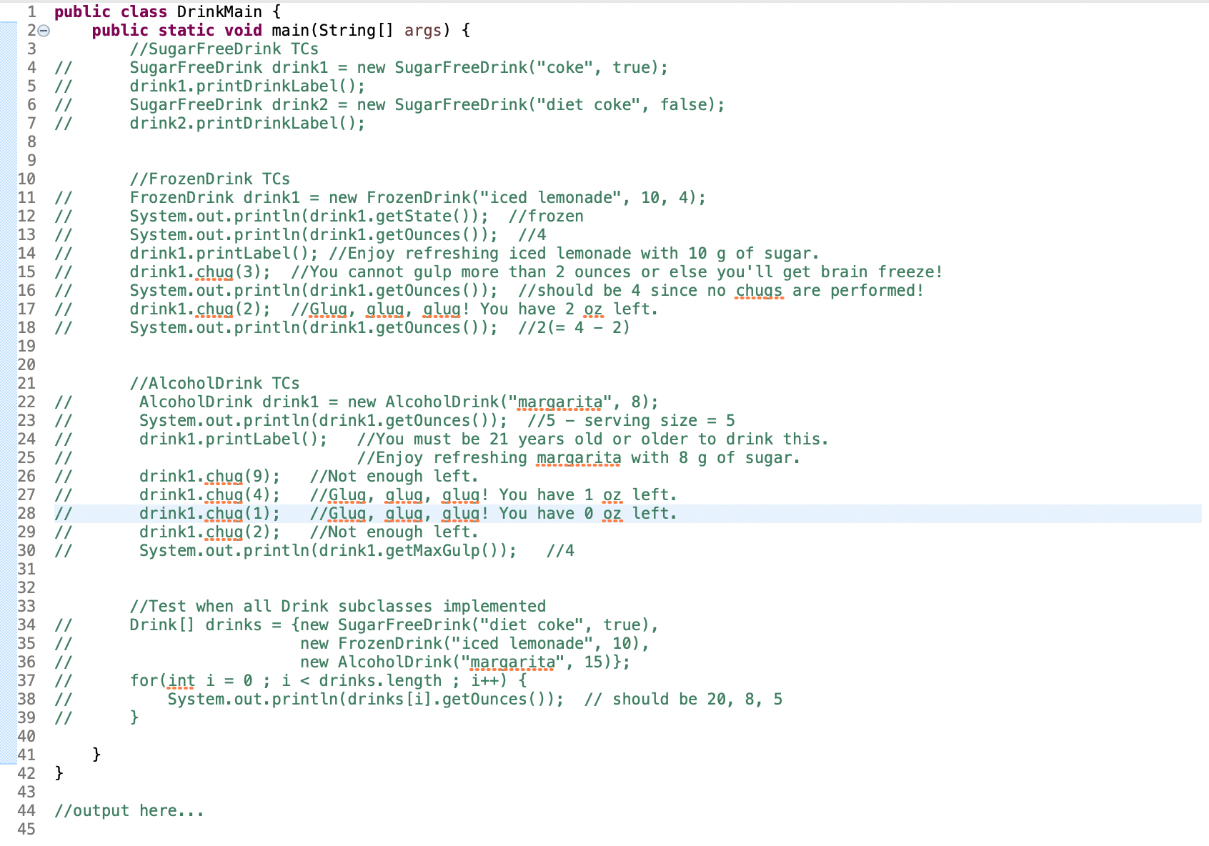 Solved In this example, you will create subclasses that | Chegg.com