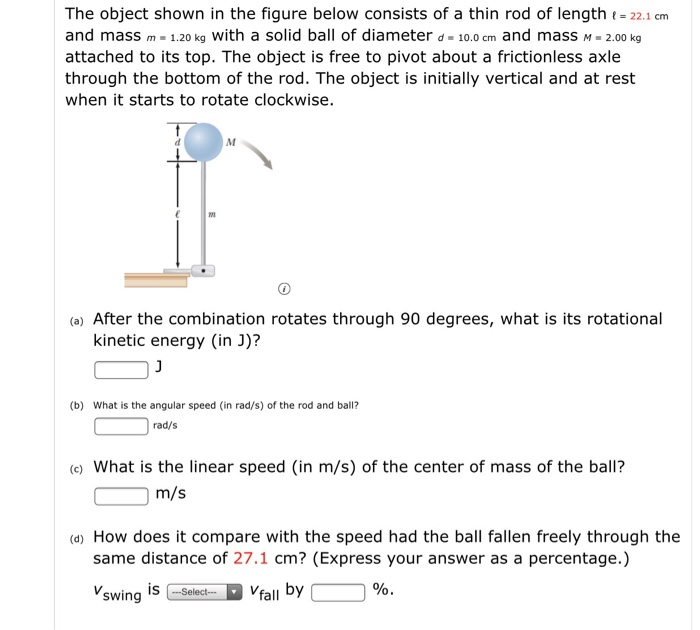 Solved The object shown in the figure below consists of a | Chegg.com