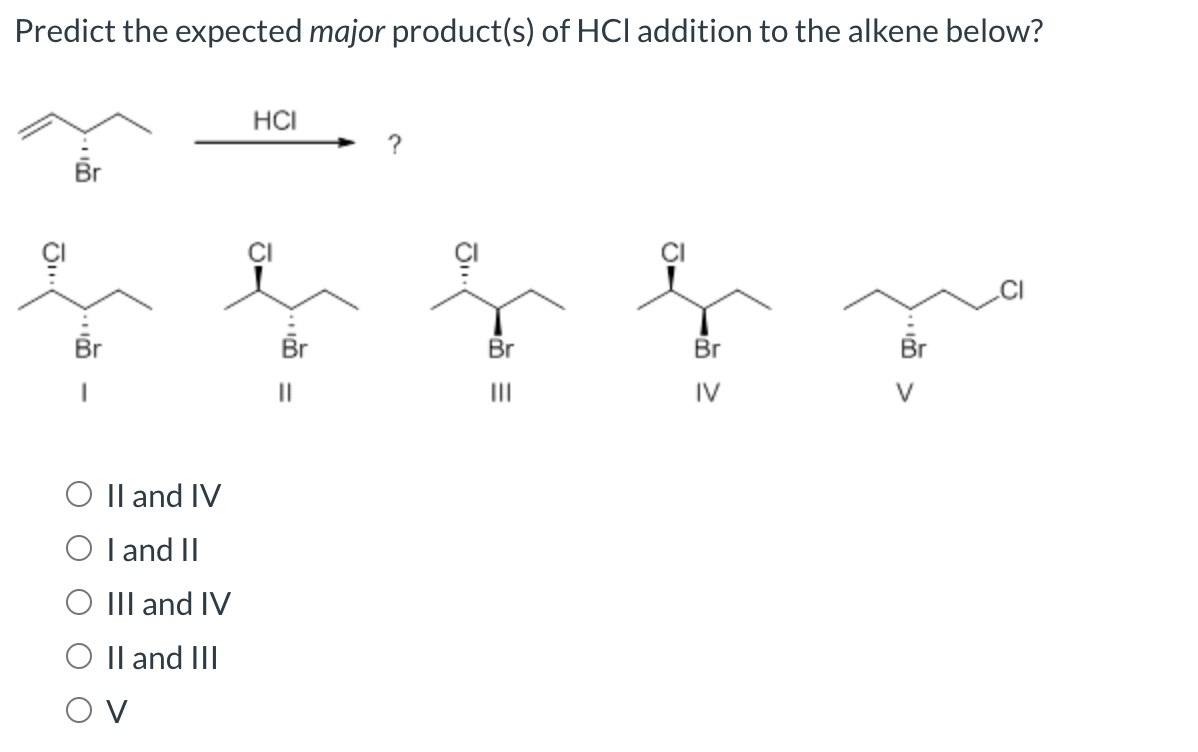 Solved What is the expected major product of the following | Chegg.com