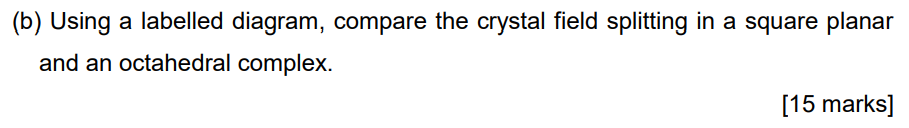 Solved (b) Using a labelled diagram, compare the crystal | Chegg.com