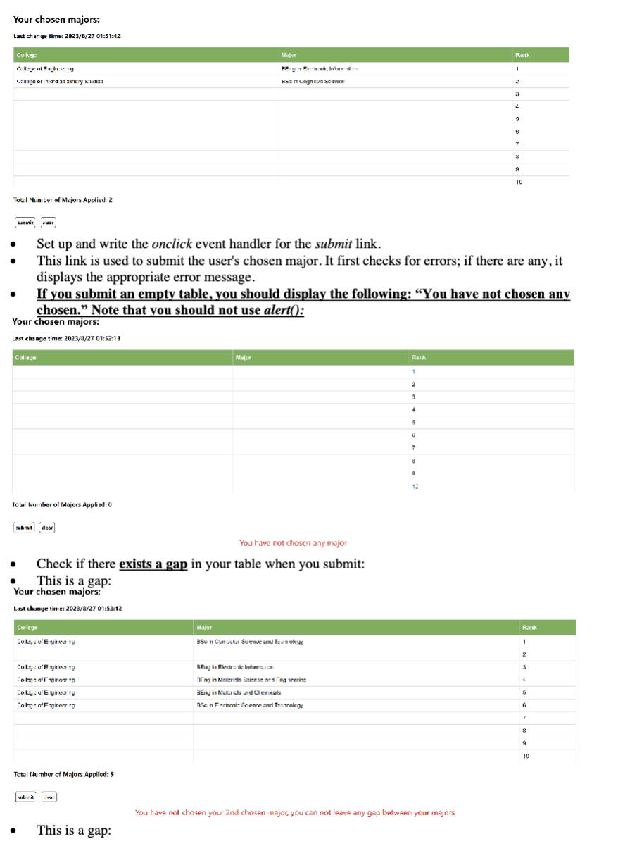 Solved Apply Page Take away the CSS rules implementing hover | Chegg.com