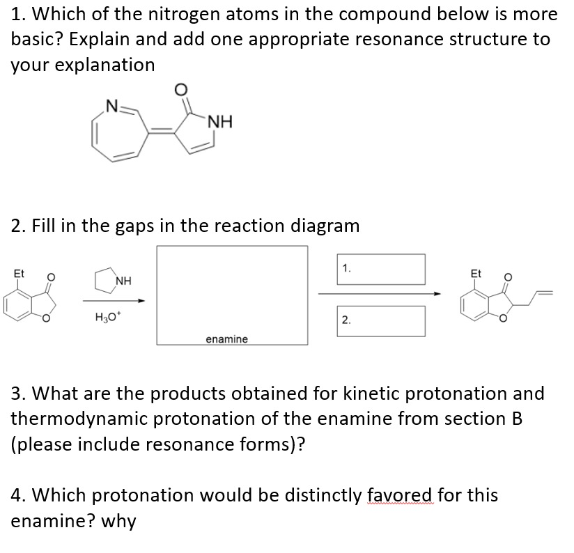 Solved 1. Which of the nitrogen atoms in the compound below | Chegg.com