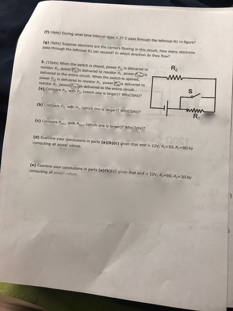 Solved ur work clearly, concisely, and logically from the | Chegg.com