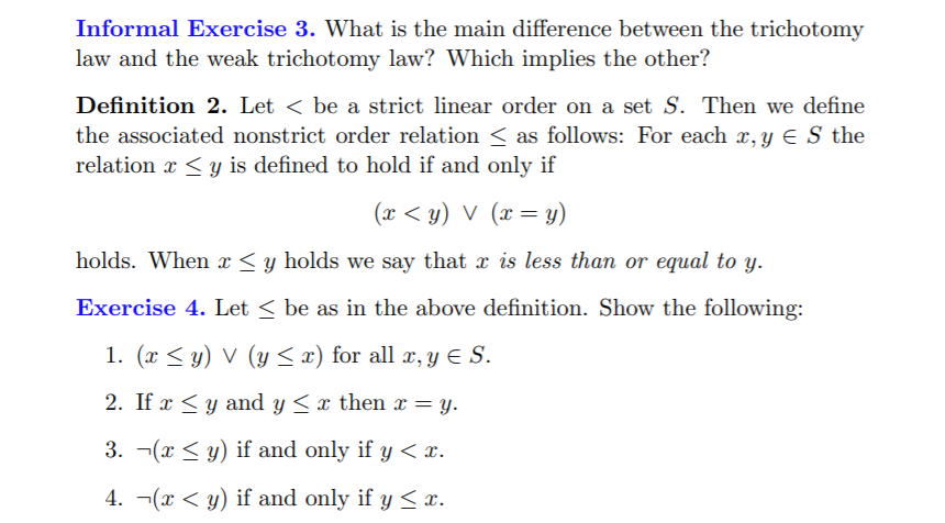 Solved Informal Exercise 3. What is the main difference | Chegg.com