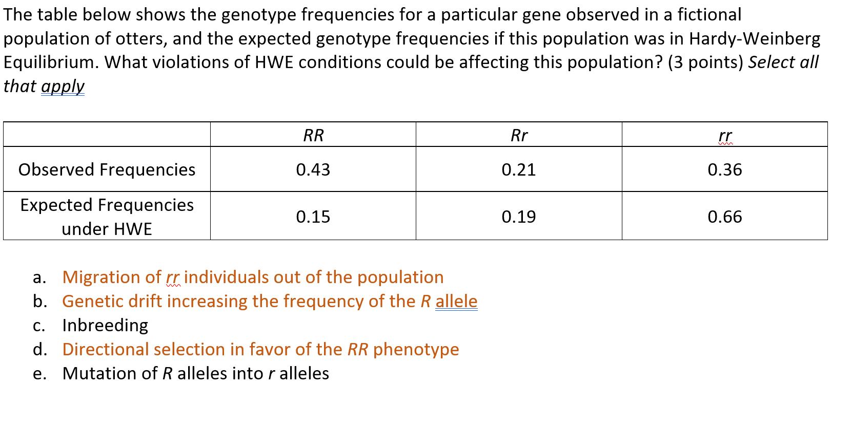 Solved the coloured options are correct please explain why | Chegg.com