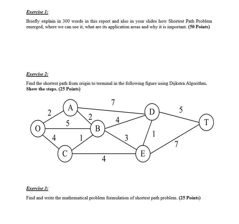 Solved Exercise 1: Briefly explain in 300 words in this | Chegg.com