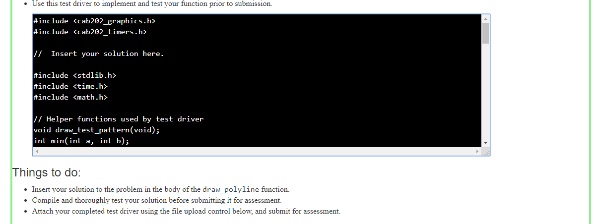 Requirements: Complete the implementation of the | Chegg.com
