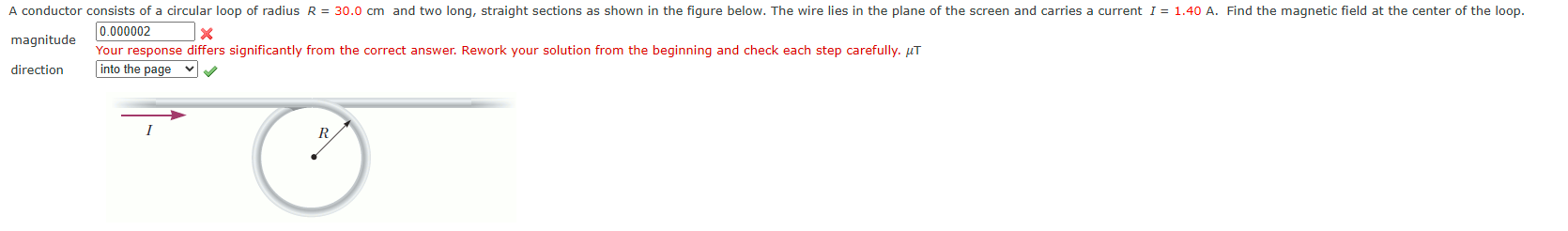 Solved magnitude 0.000002,xYour response differs | Chegg.com