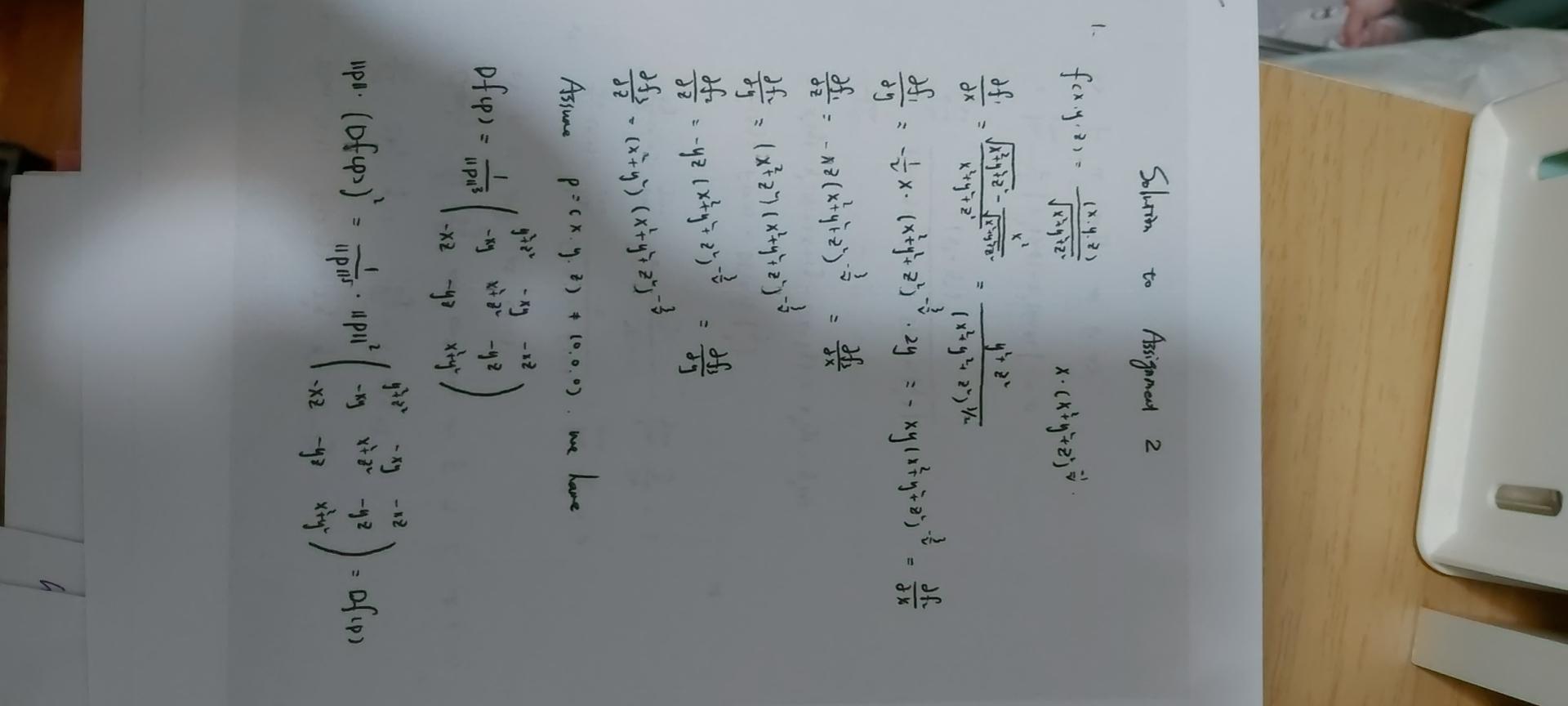 Solved 1. Let f: R3\{(0,0,0)} → R3 be defined by f(x) = | Chegg.com