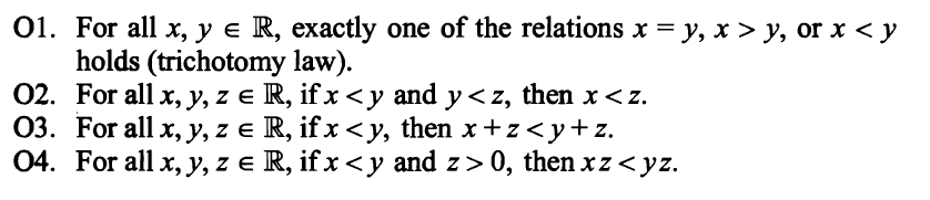 Solved 3. Prove using only axioms that if x,y e R then 1 1 y | Chegg.com