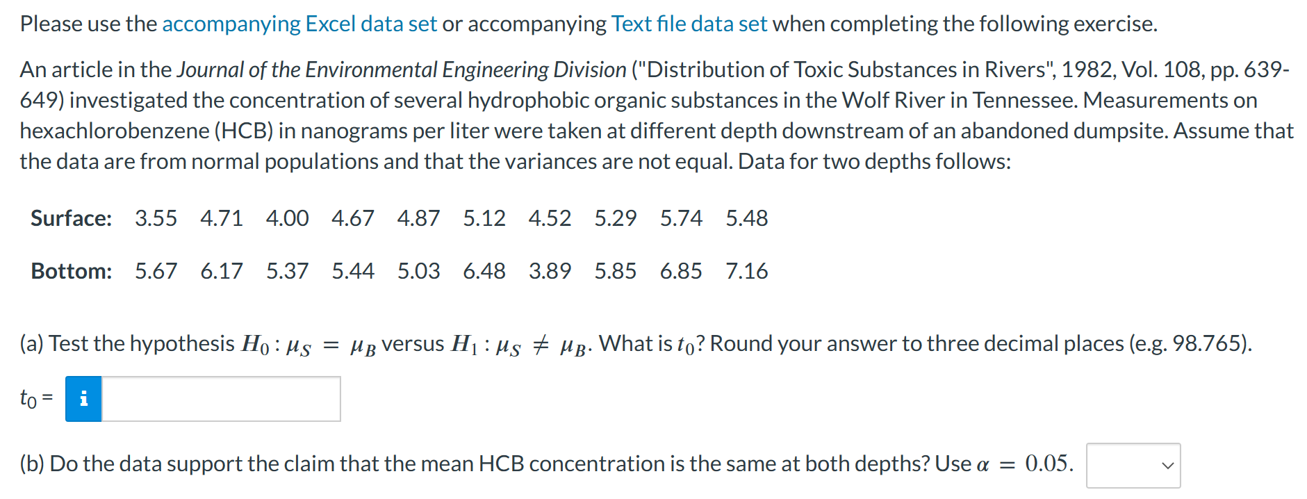 Solved Please use the accompanying Excel data set or | Chegg.com