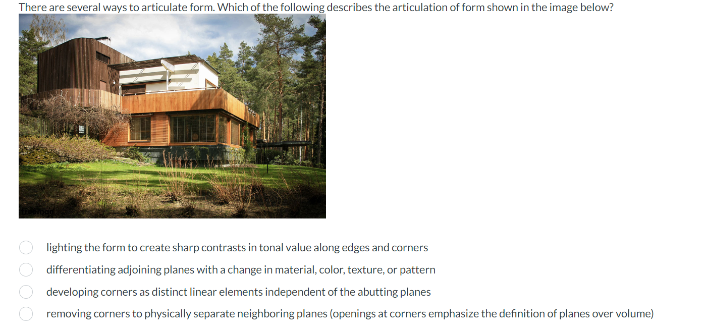lighting the form to create sharp contrasts in tonal | Chegg.com