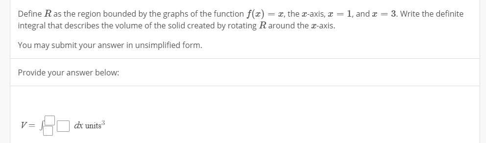 Solved Define R as the region bounded by the graphs of the | Chegg.com