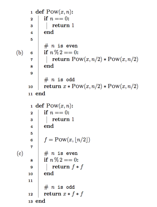 Solved Give the asymptotic running time of each the | Chegg.com