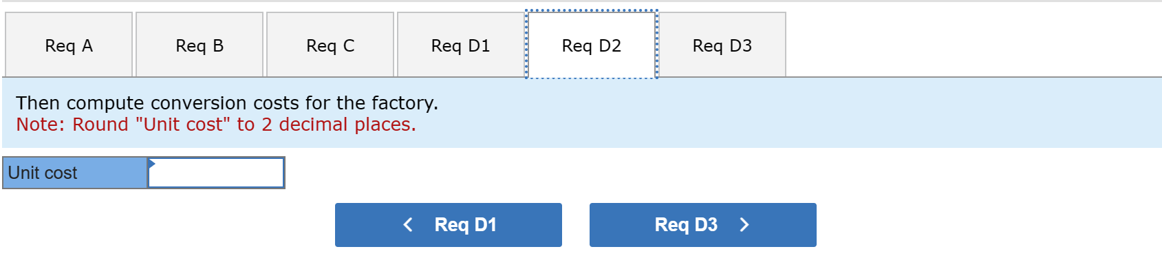 Solved Then compute conversion costs for the factory. Note: | Chegg.com