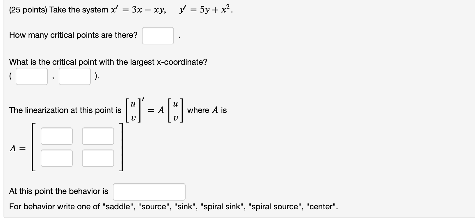 Solved Take the system | Chegg.com