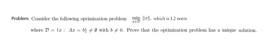 Solved Problem: Consider the following optimization problem | Chegg.com
