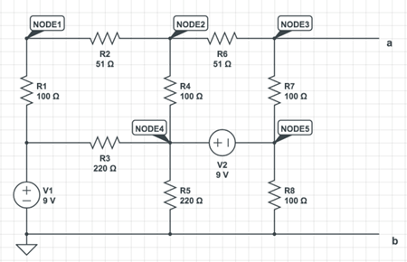 Solved Please solve for the voltages at each node 1, 2, 3, | Chegg.com