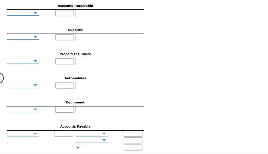 Solved Accounts Receivable Supplies Prepaid Insurance | Chegg.com