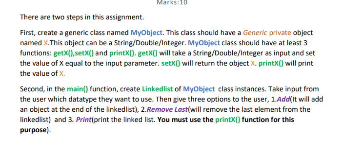 Solved Marks:10 There are two steps in this assignment. | Chegg.com