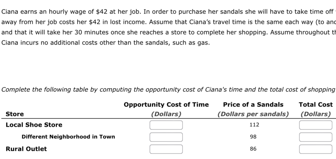 Solved Ciana earns an hourly wage of $42 at her job. In | Chegg.com
