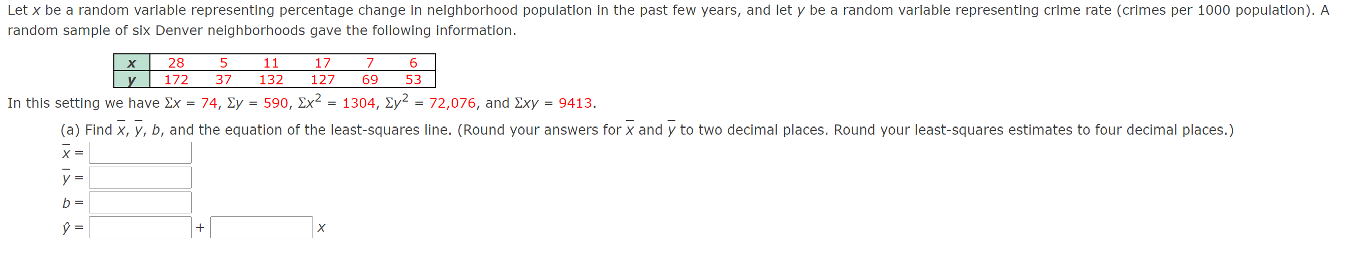 Solved Let x be a random variable representing percentage | Chegg.com