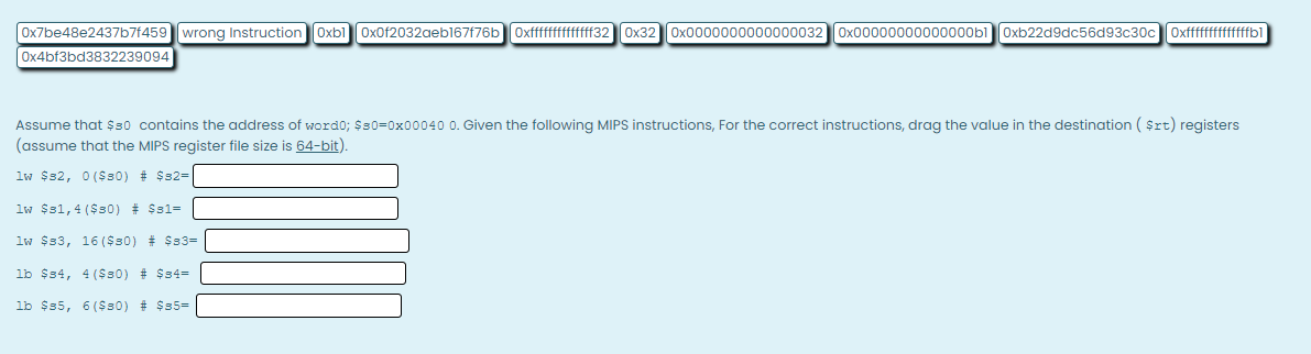 0x00000000000000bl Oxb22d9dc56d93c300 | Chegg.com