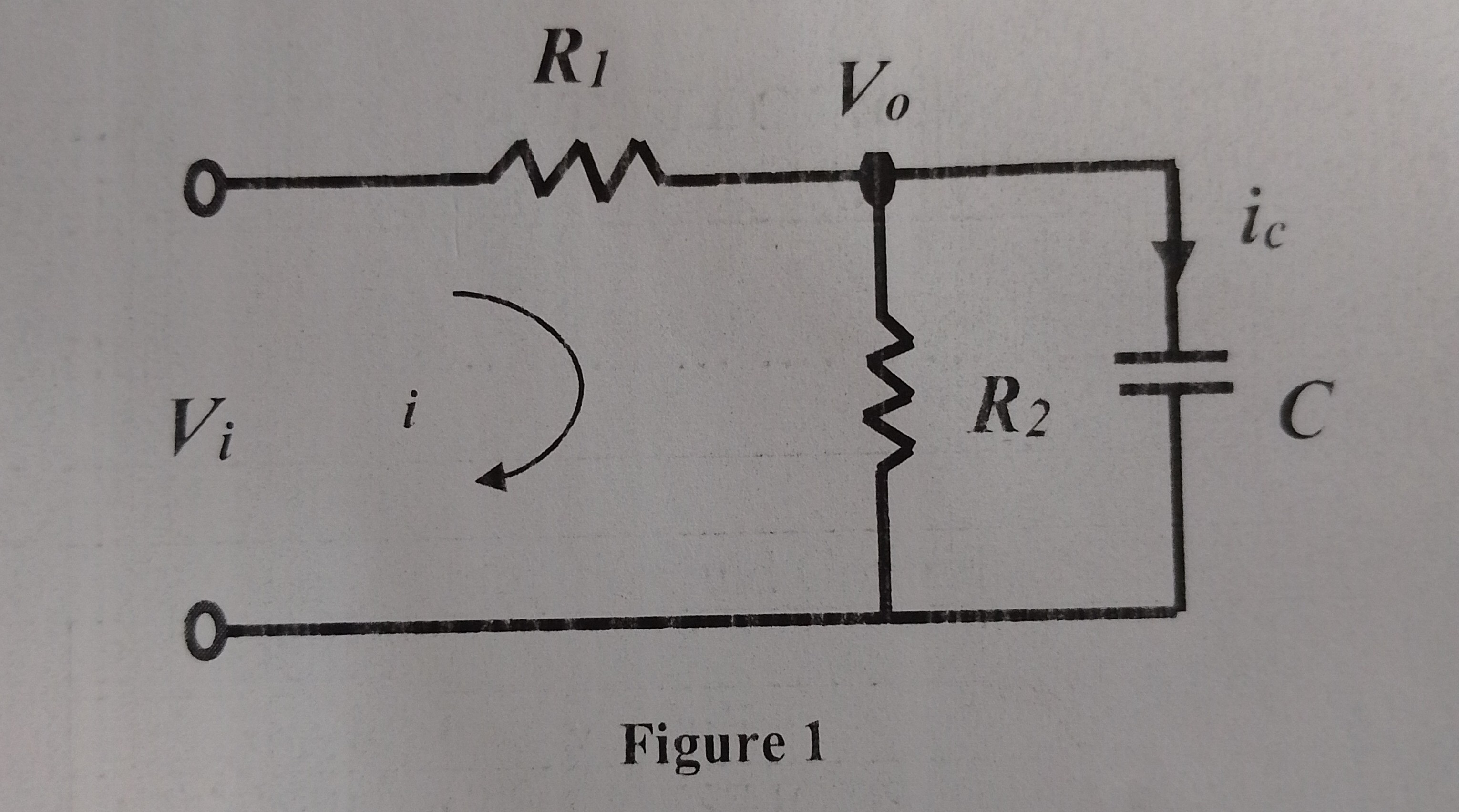 Solved derive the transfer function of the circuit shown in | Chegg.com