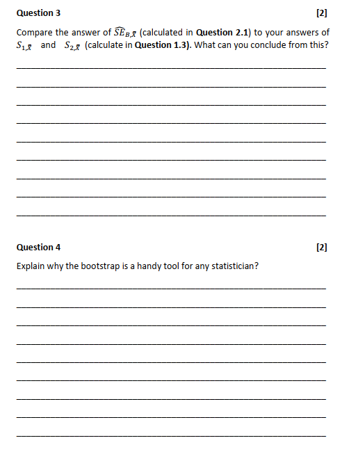Solved Use the following sample to complete the questions | Chegg.com