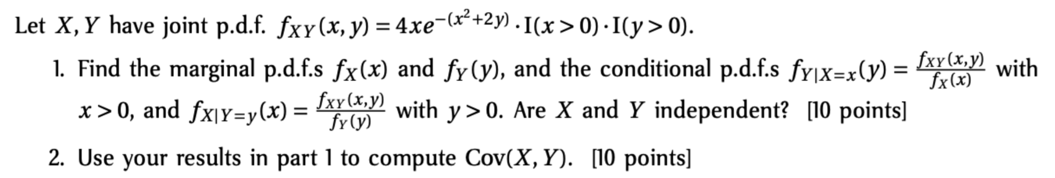 Solved Let X,Y have joint p.d.f. | Chegg.com