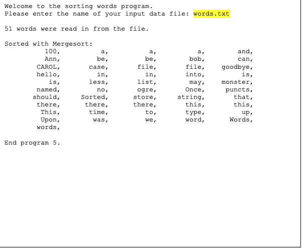 Solved This C Program Will Sort An Array Of Strings Using