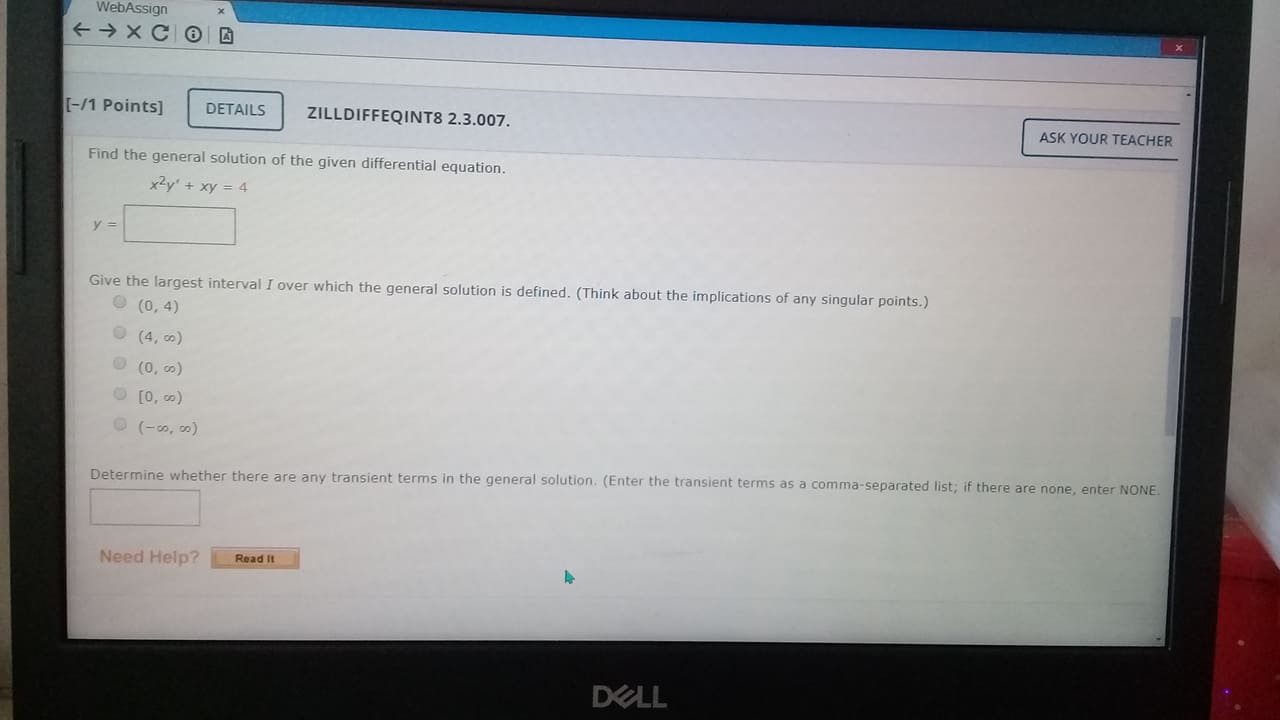 Solved WebAssign + → XC @ [-11 Points] DETAILS | Chegg.com
