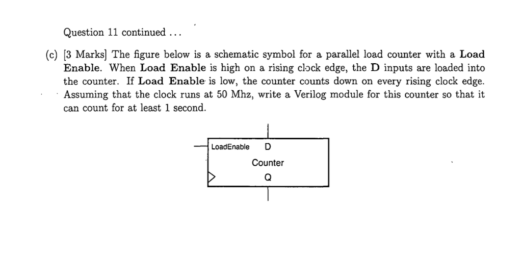 Solved (a) [3 Marks] The figure below is the schematic | Chegg.com