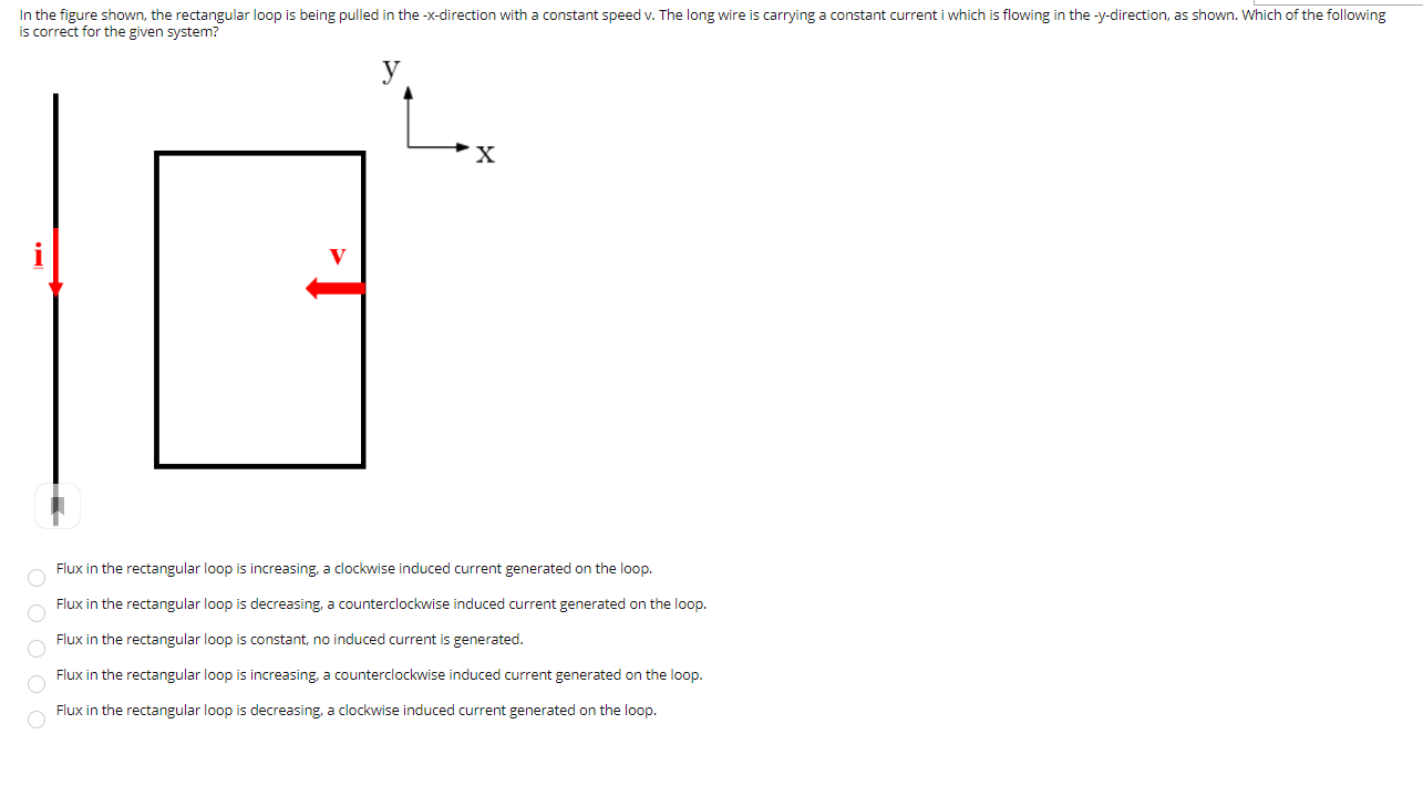 Solved In the figure shown, the rectangular loop is being | Chegg.com