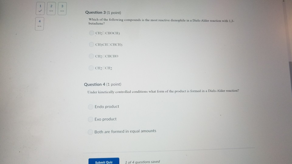Solved Question 3 (1 point) Which of the following compounds | Chegg.com