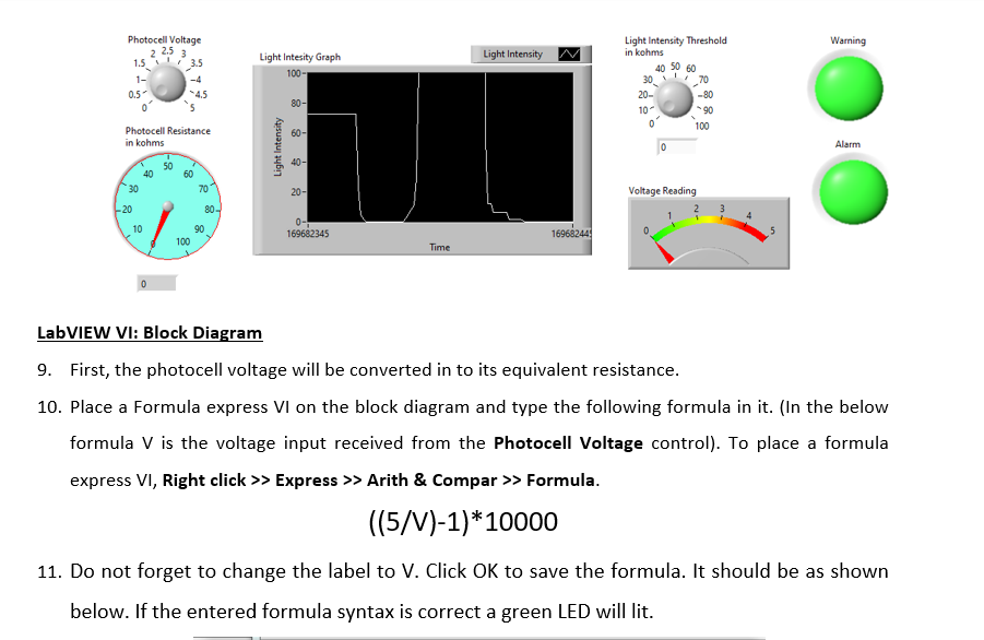 Solved Lab \# 7 - Light Intensity Meter using Photocell and | Chegg.com